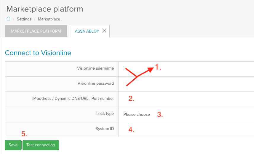 Assa Abloy integration