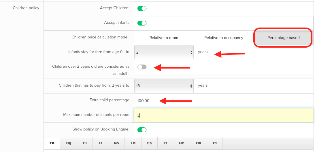🧒 Child Price Settings – Calculation Methods Explained