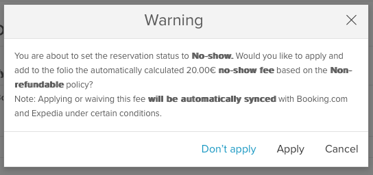 No-Show Reporting on Booking.com