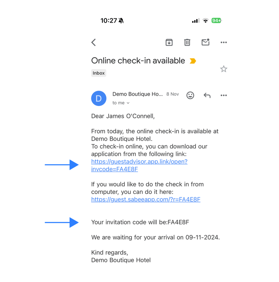 Guest Check-In Guide for the GuestAdvisor App