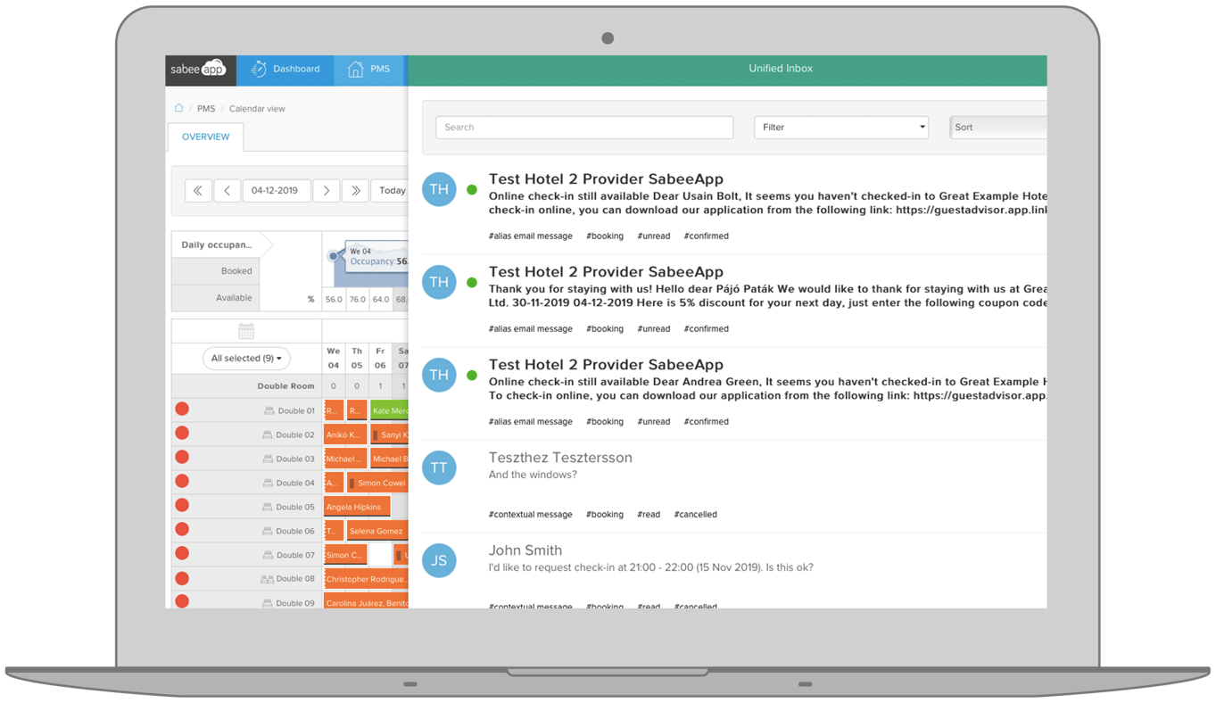 Unified Inbox for centralized Airbnb guest communication